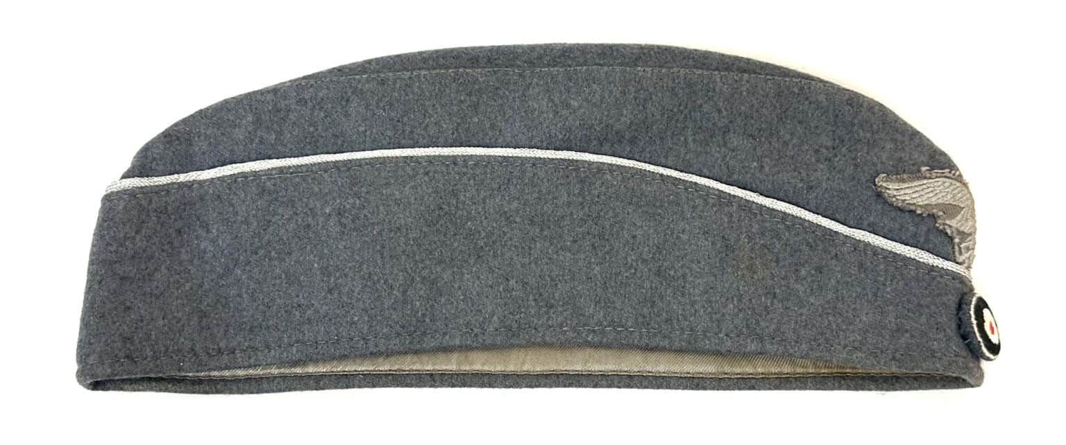 WW2 Luftwaffe Officer Overseas Cap - Enemy Militaria