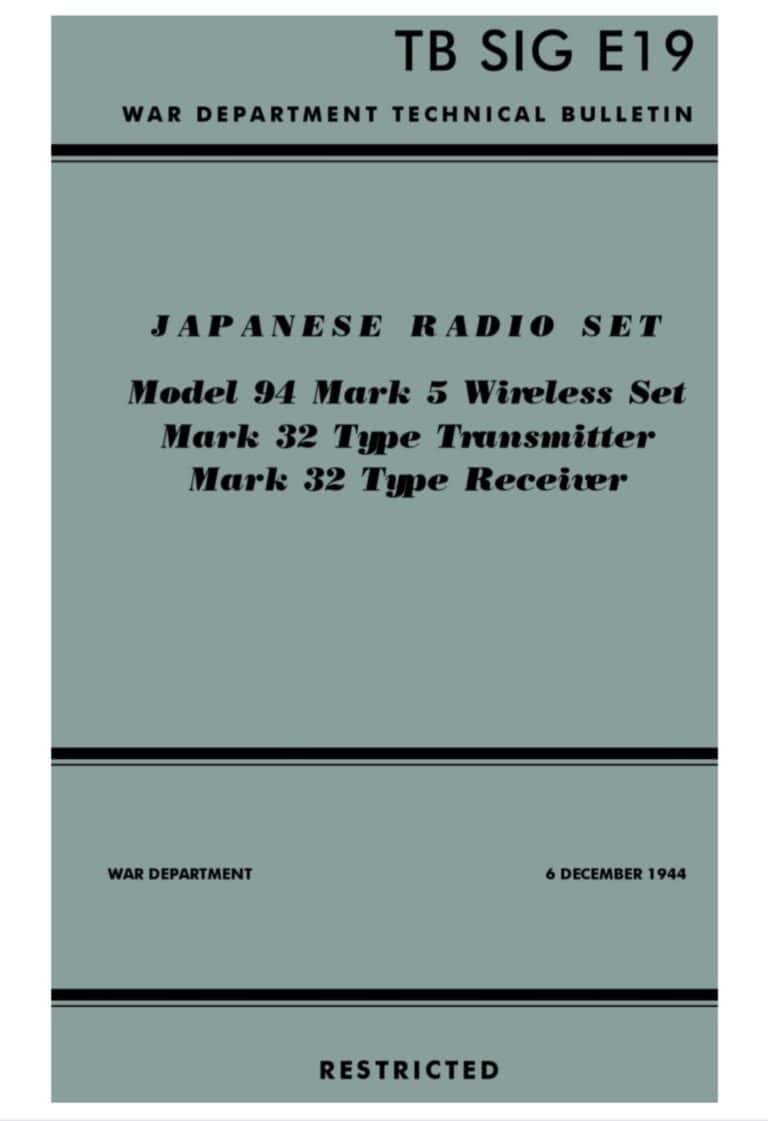 WW2 Japanese Type 94 Mark 5 Wireless Radio Transmitter - Enemy Militaria