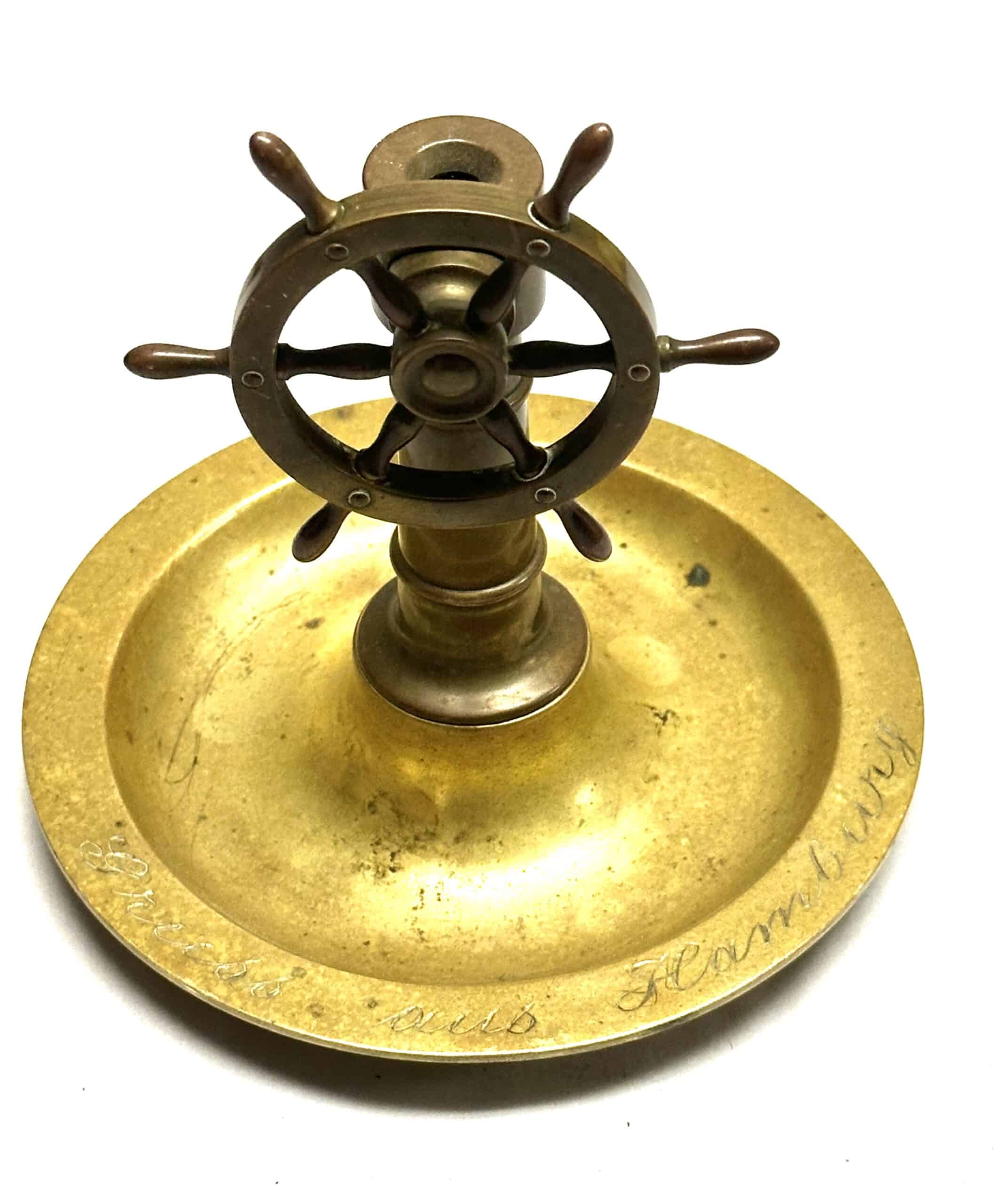 WW1 Imperial German Naval Cigar Cutter Statue Hamburg - Enemy Militaria