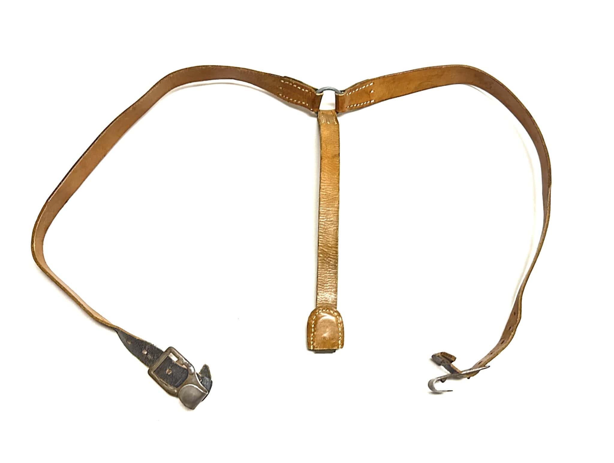 WW2 German Officer Lightweight Y Straps RBN # - Enemy Militaria