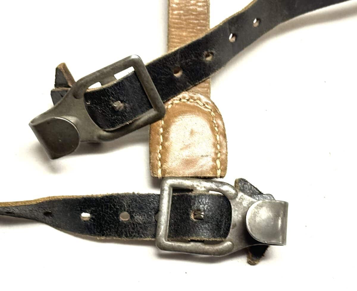 WW2 German Officer Lightweight Y Straps RBN # - Enemy Militaria