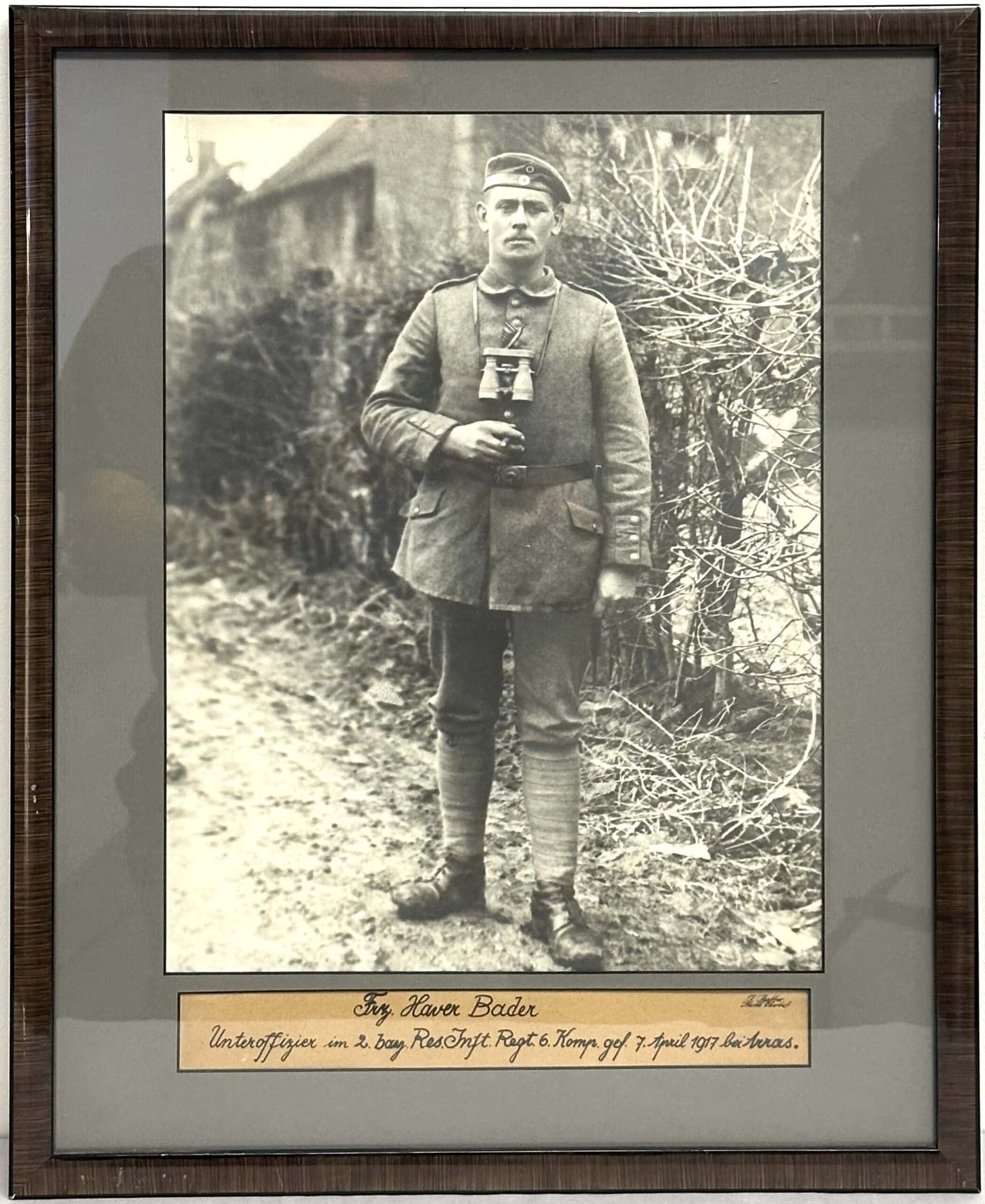 WW1 German Imperial Photograph Of Identified Sergeant KIA by Canadians ...