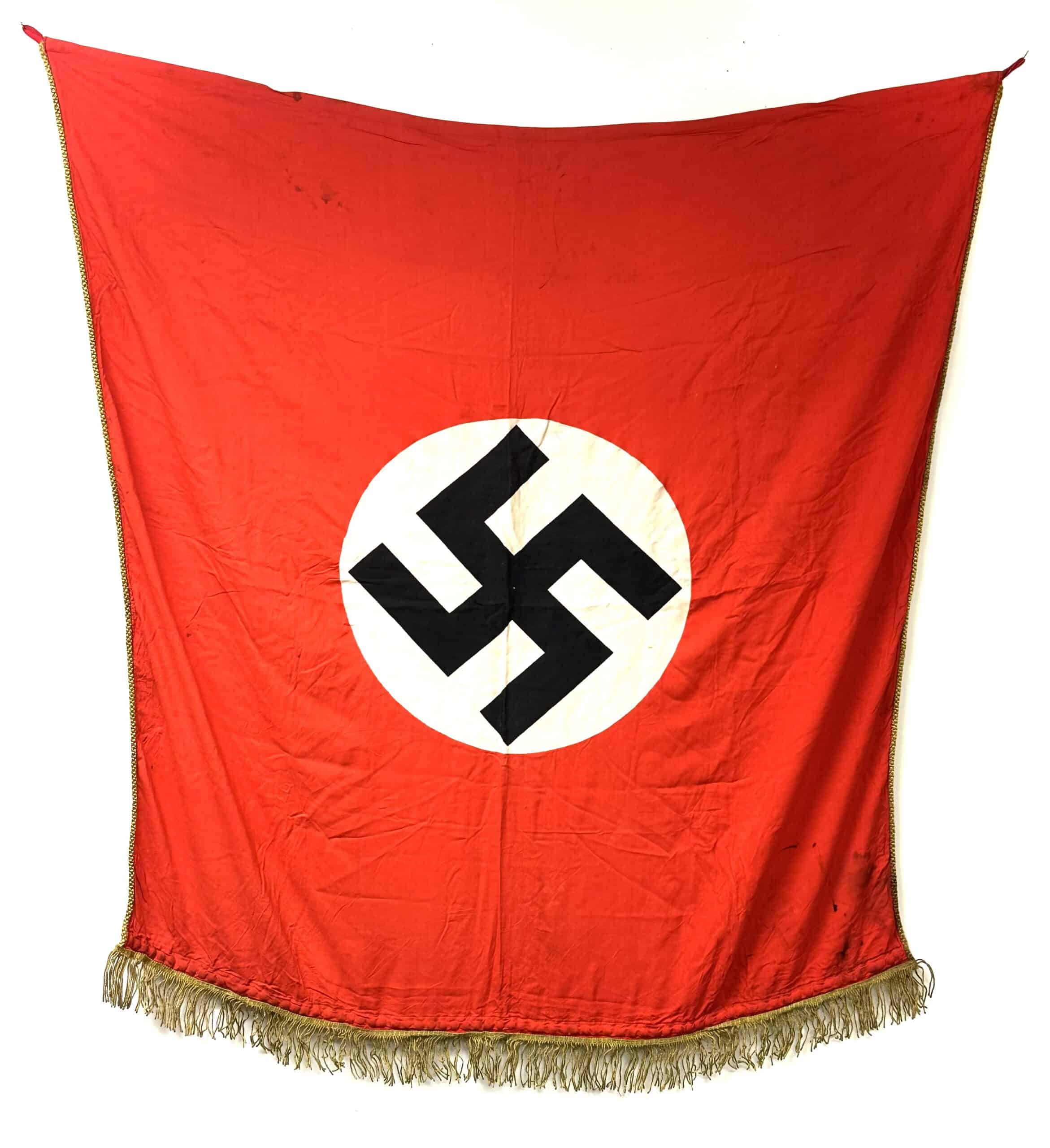 WW2 German NSDAP Weighted Podium Banner or Flag with Fringe - Enemy ...