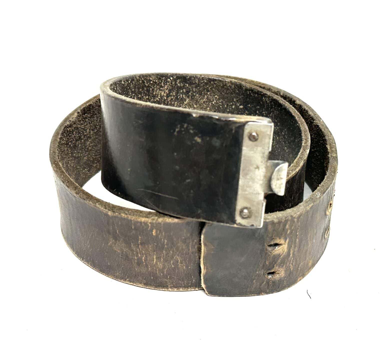 WW2 German Leather Belt 77.5 cm - Enemy Militaria