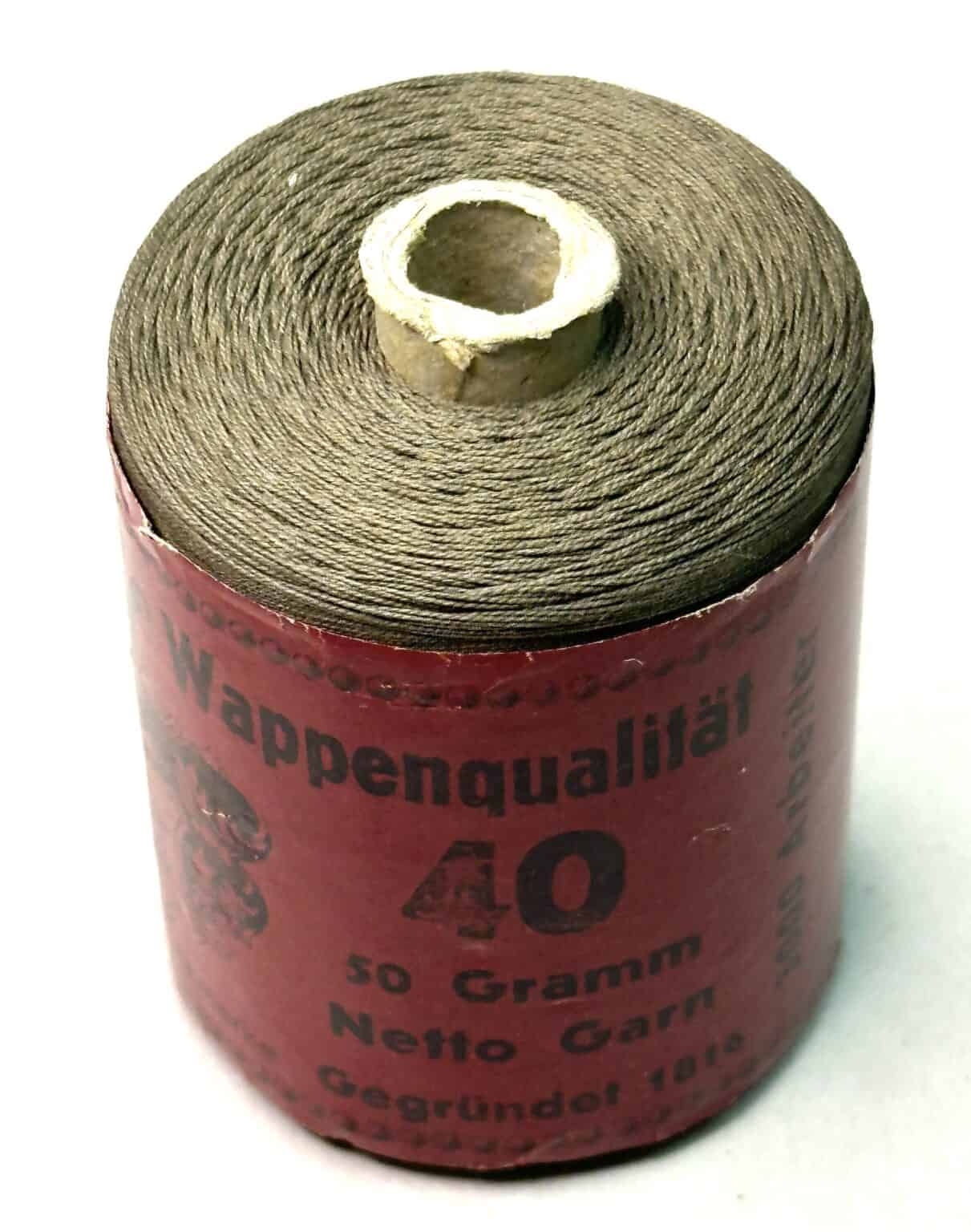 WW2 German Military Thread Original Spool - Enemy Militaria