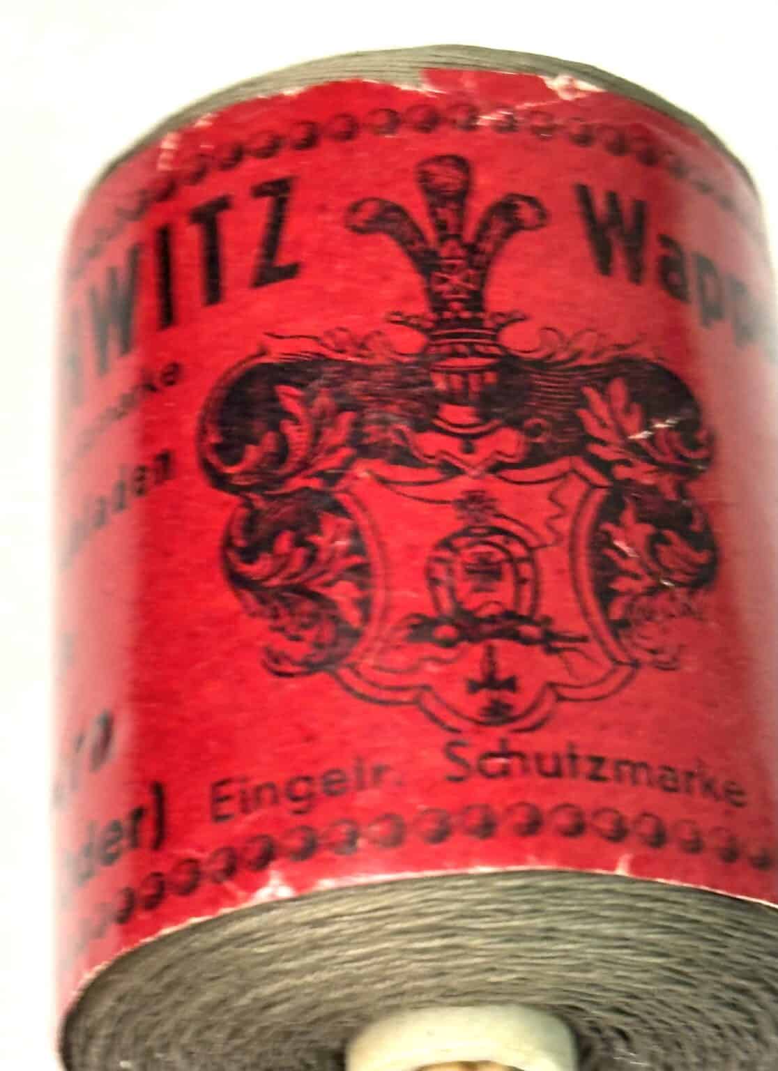 WW2 German Military Thread Original Spool - Enemy Militaria