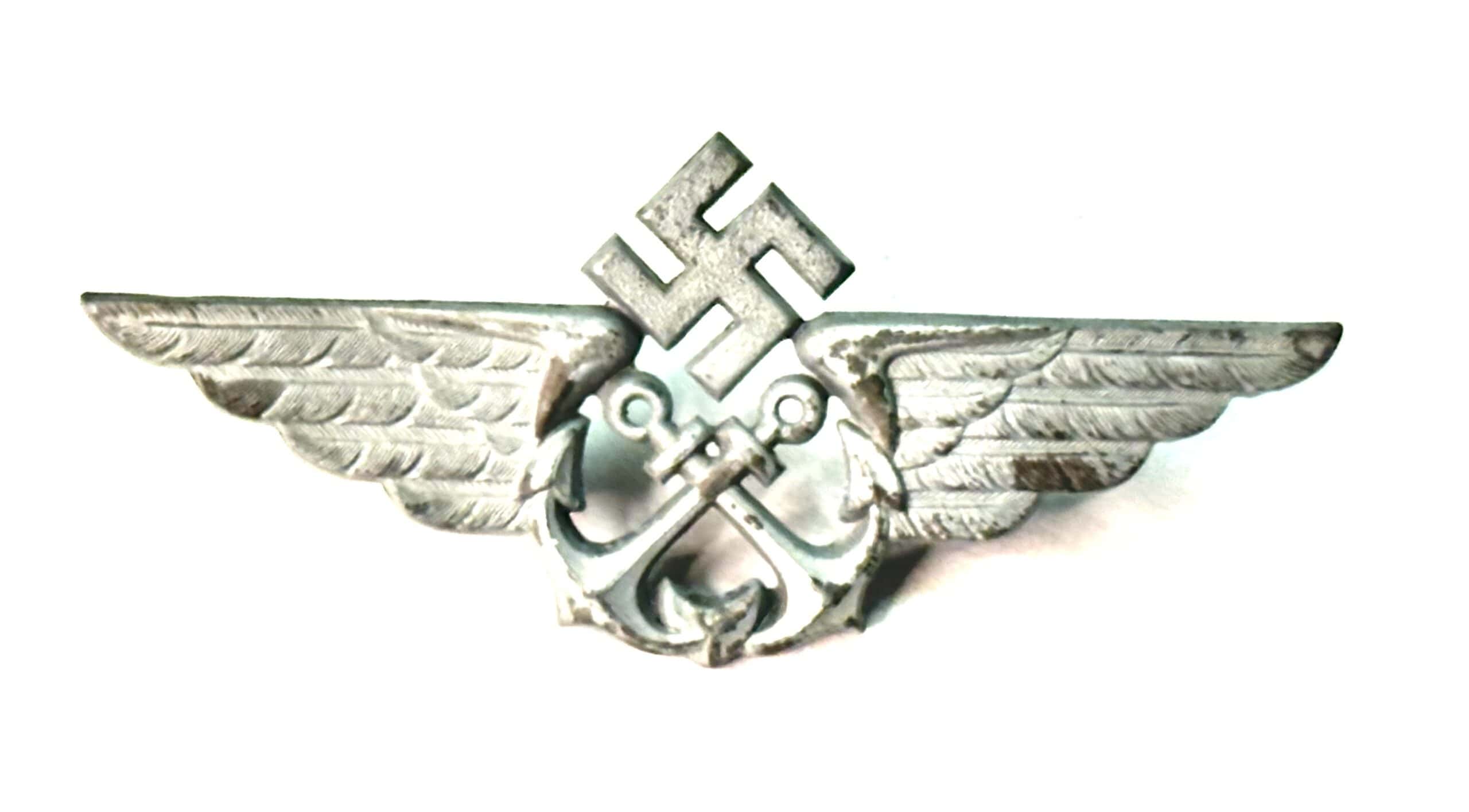 WW2 Luftwaffe Sea Eagles Maritime Personnel Visor Cap Badge - Enemy ...