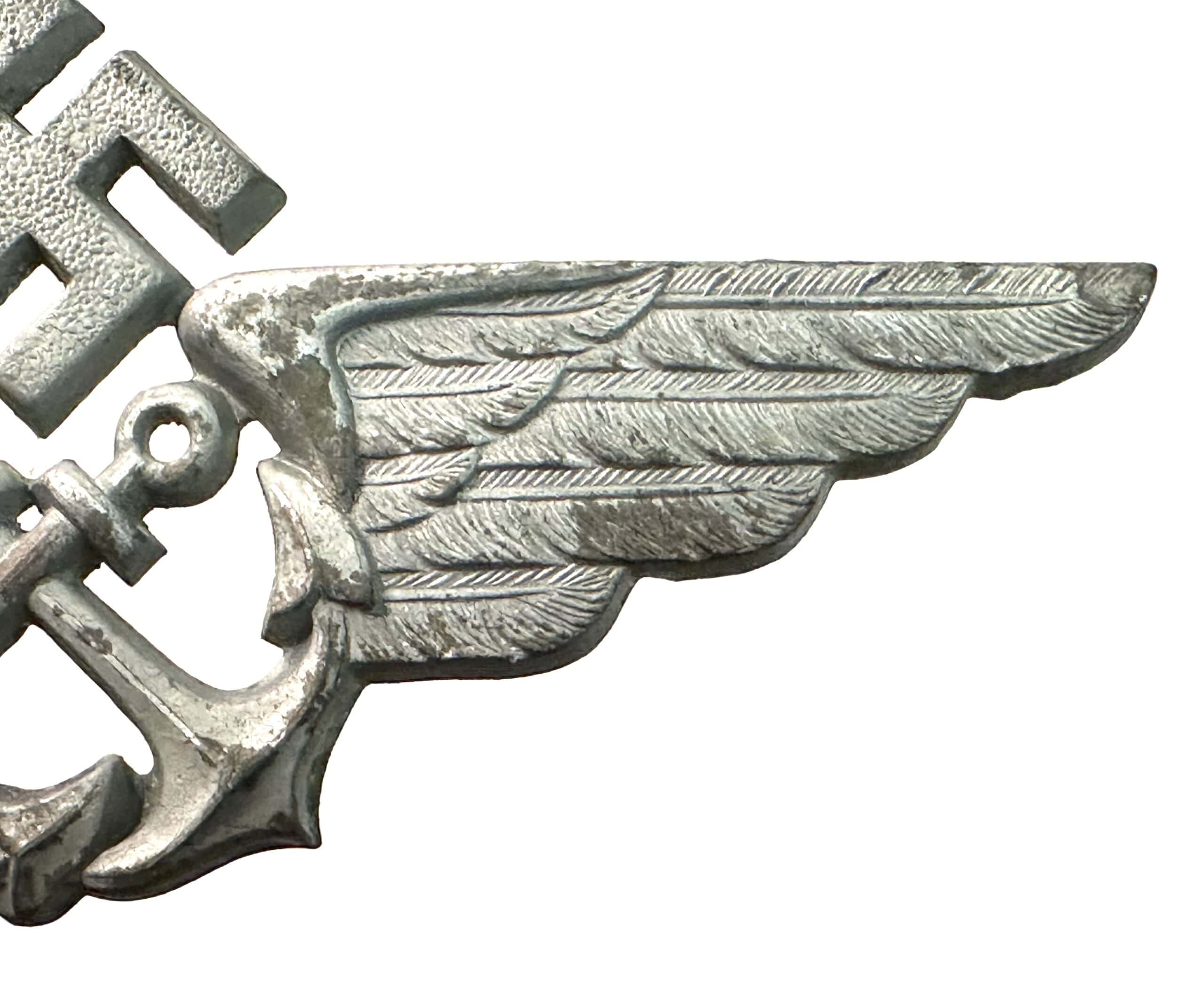 WW2 Luftwaffe Sea Eagles Maritime Personnel Visor Cap Badge - Enemy ...