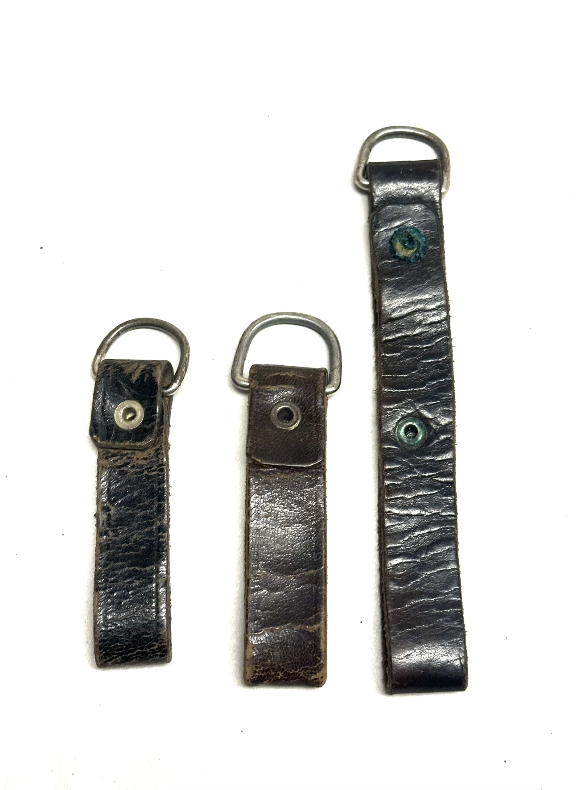 WW2 German Leather Belt Attachment for Cross Strap - Enemy Militaria