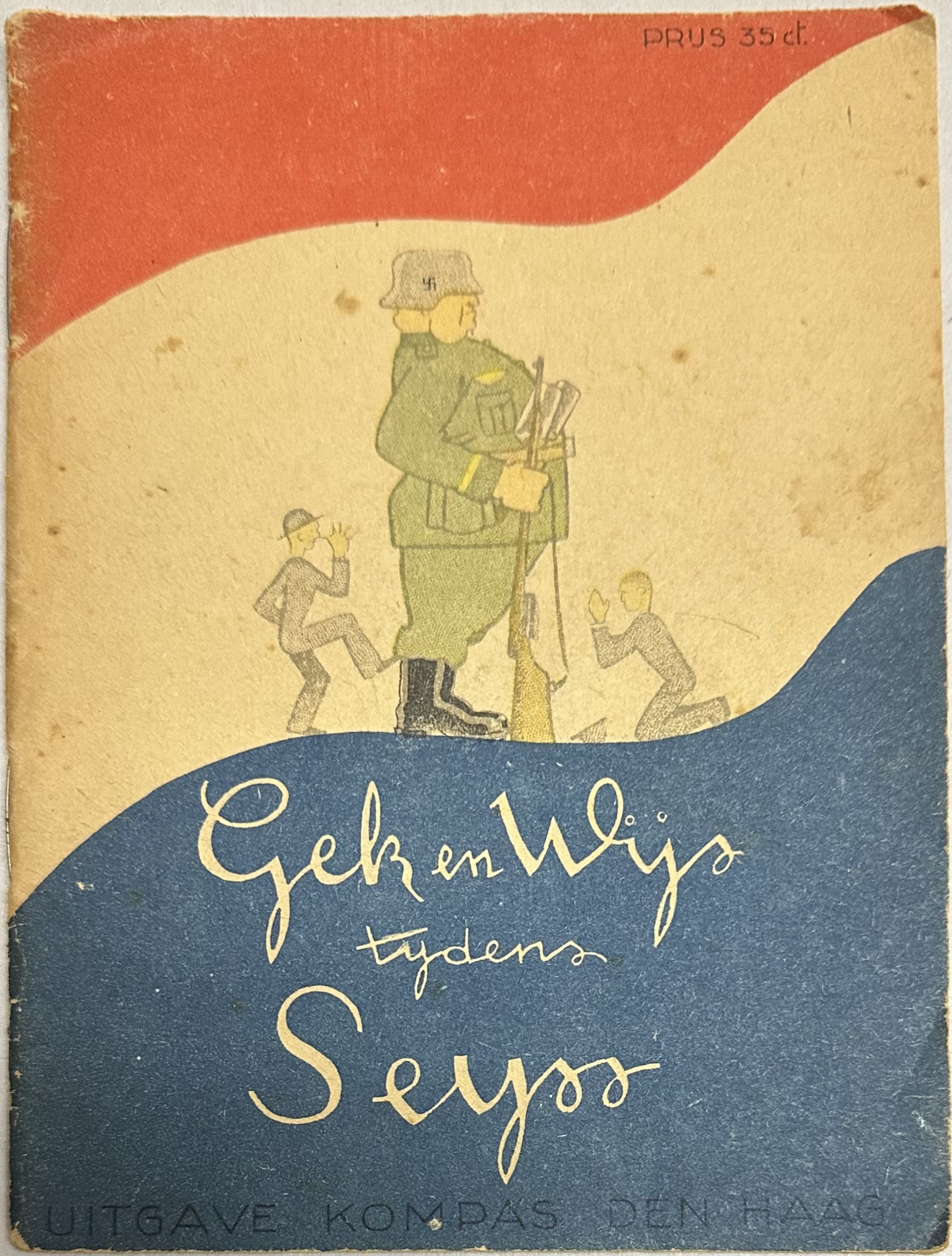 WW2 Dutch Color Booklet on German Occupation - Enemy Militaria
