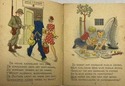 WW2 Dutch Color Booklet on German Occupation - Enemy Militaria