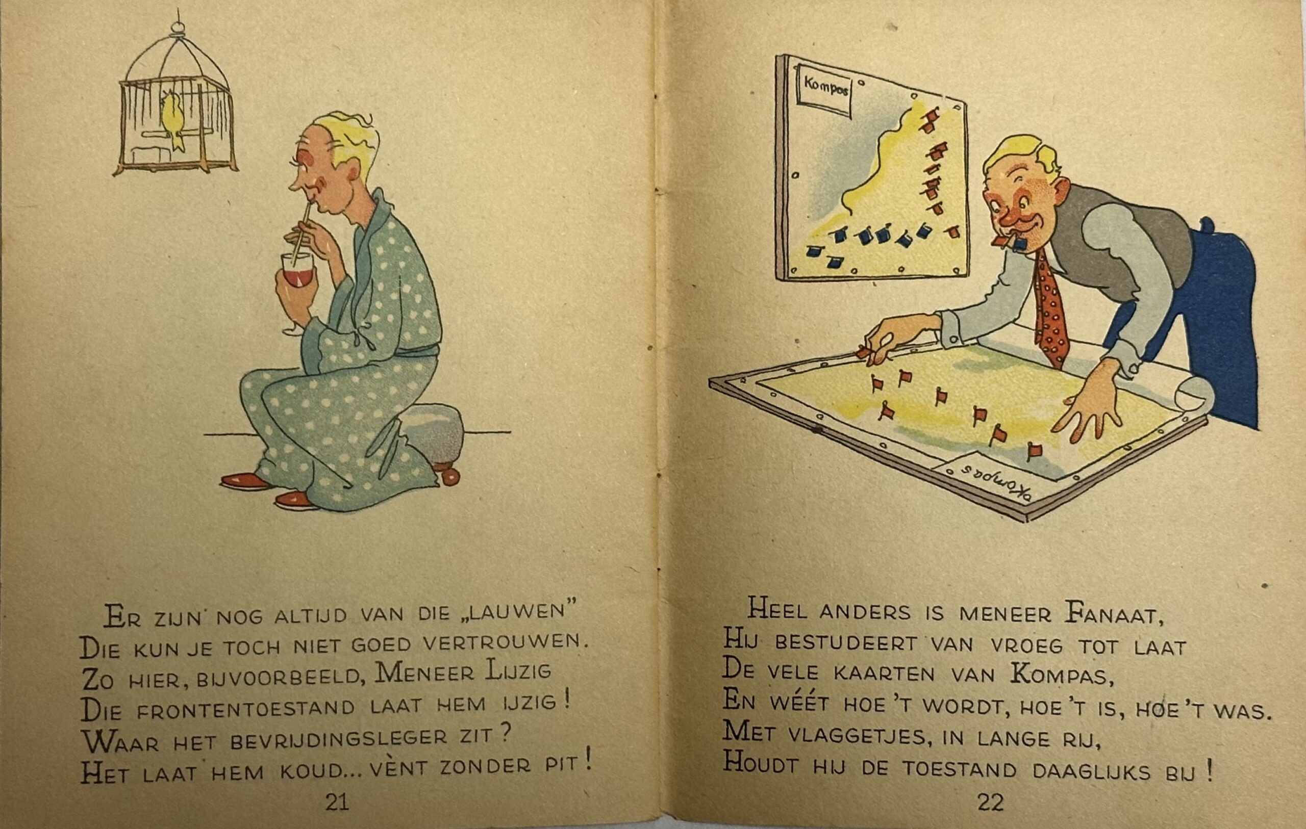WW2 Dutch Color Booklet on German Occupation - Enemy Militaria