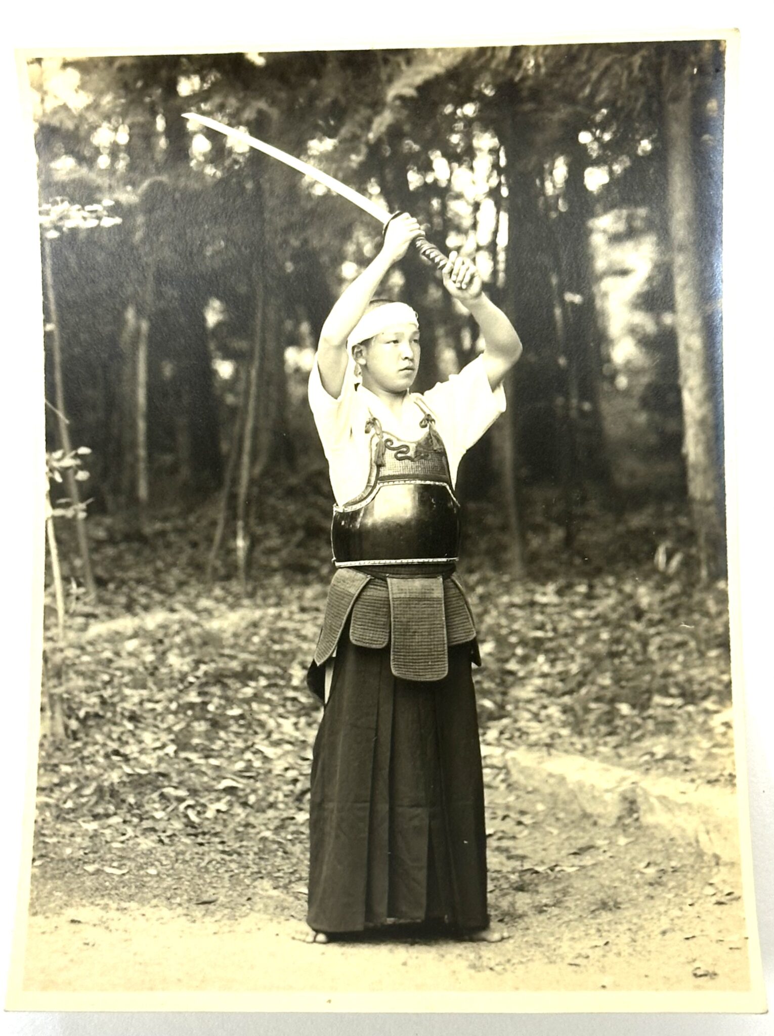 WW2 Japanese Photo - Samurai Soldier - Enemy Militaria