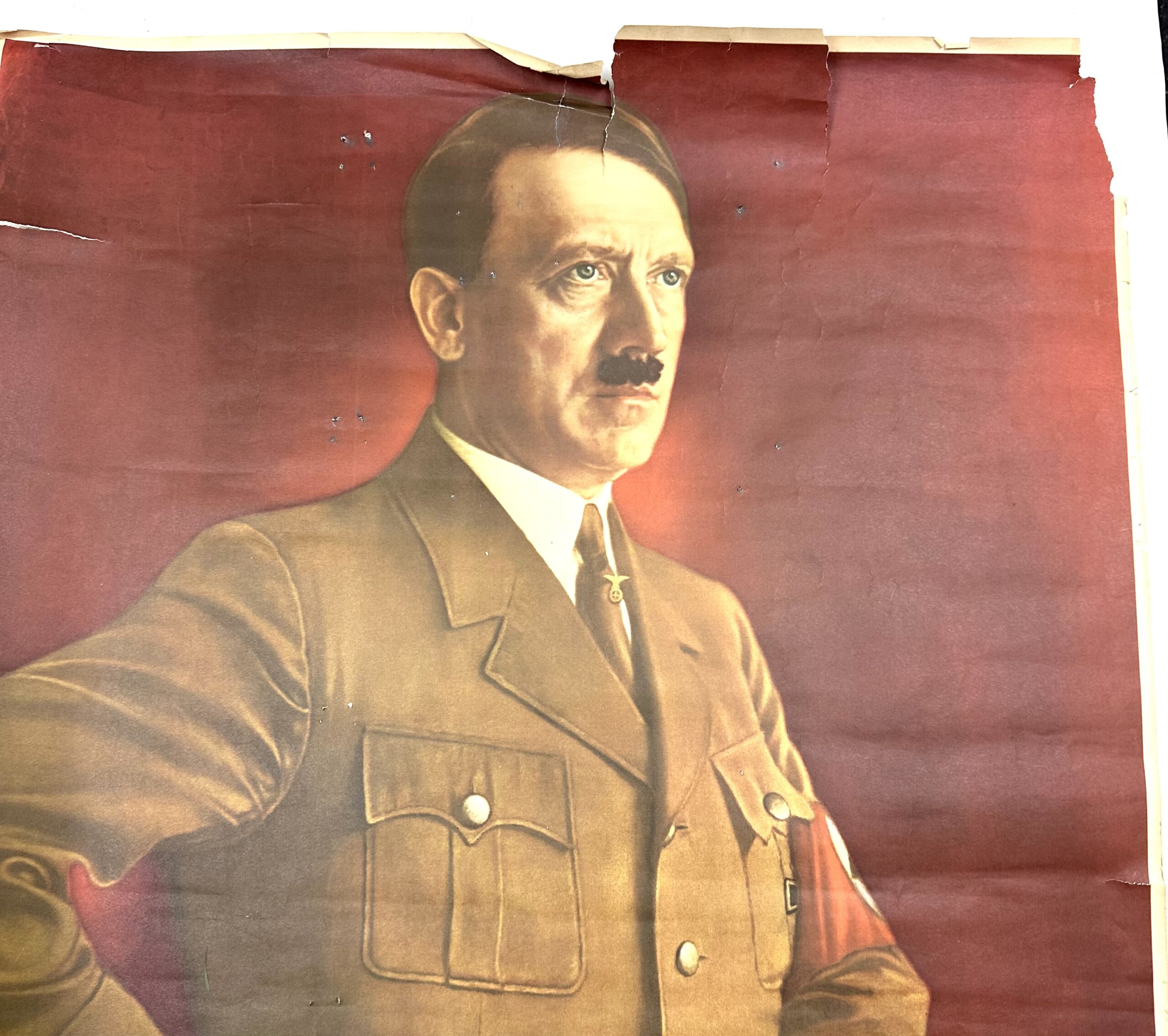 WW2 German Hitler Poster Ein Volk Ein Reich Ein Führer - Enemy Militaria
