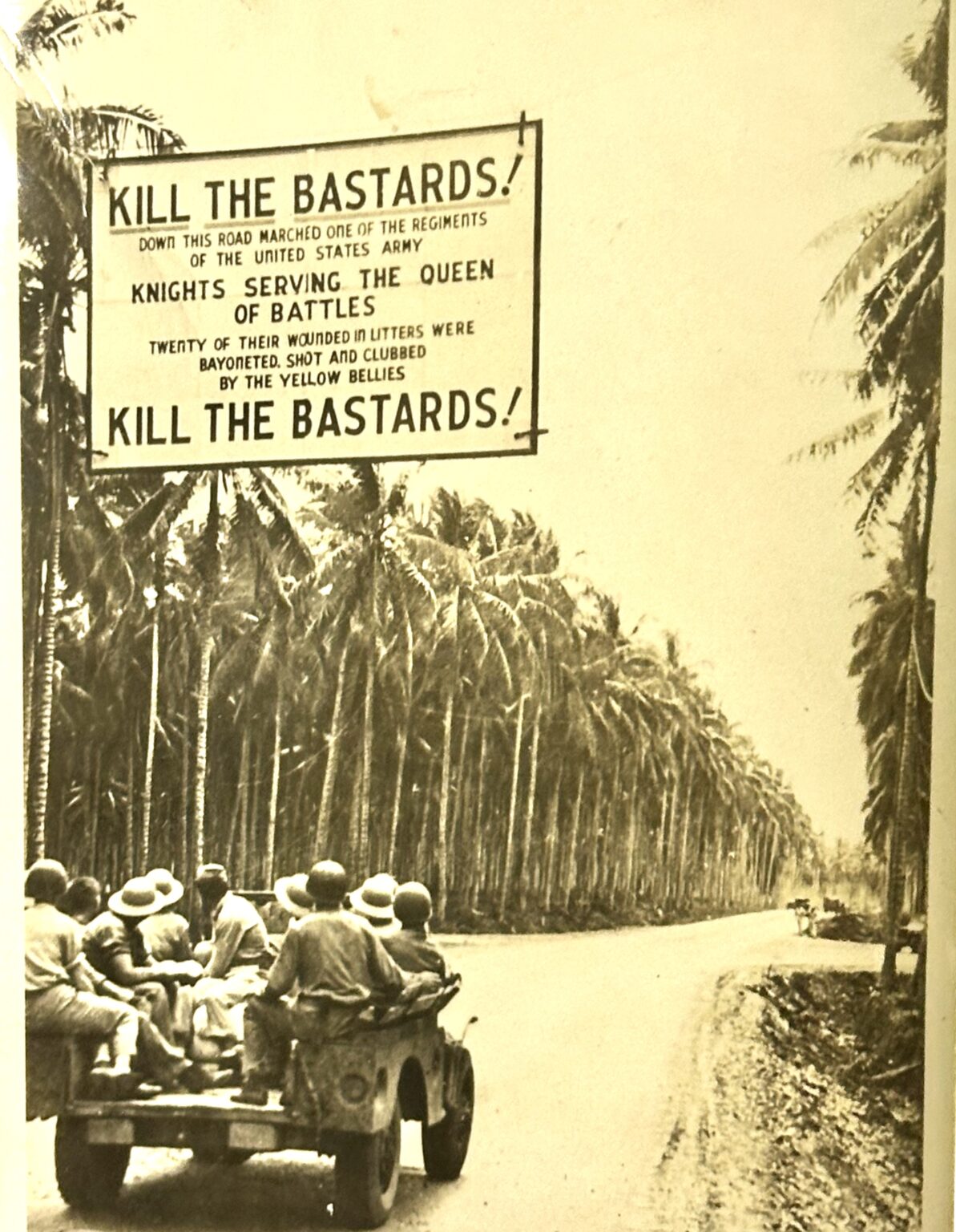 WW2 USMC Photo “Kill the Bastards” - Enemy Militaria