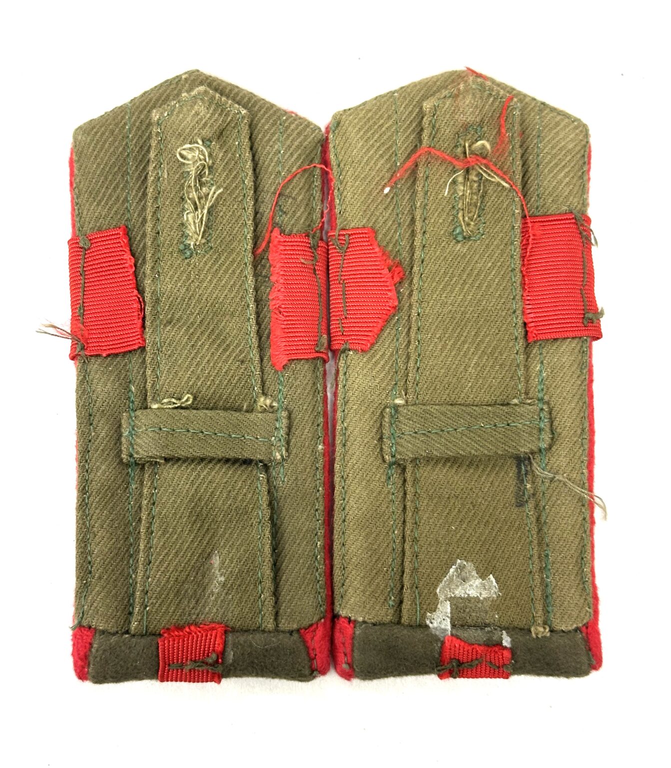 North Korean Shoulder Boards for Army Master Sergeant - Enemy Militaria